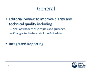 GRI G4 Draft Guidelines on Sustainability Reporting - for consultation ...