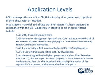GRI G4 Draft Guidelines on Sustainability Reporting - for consultation ...