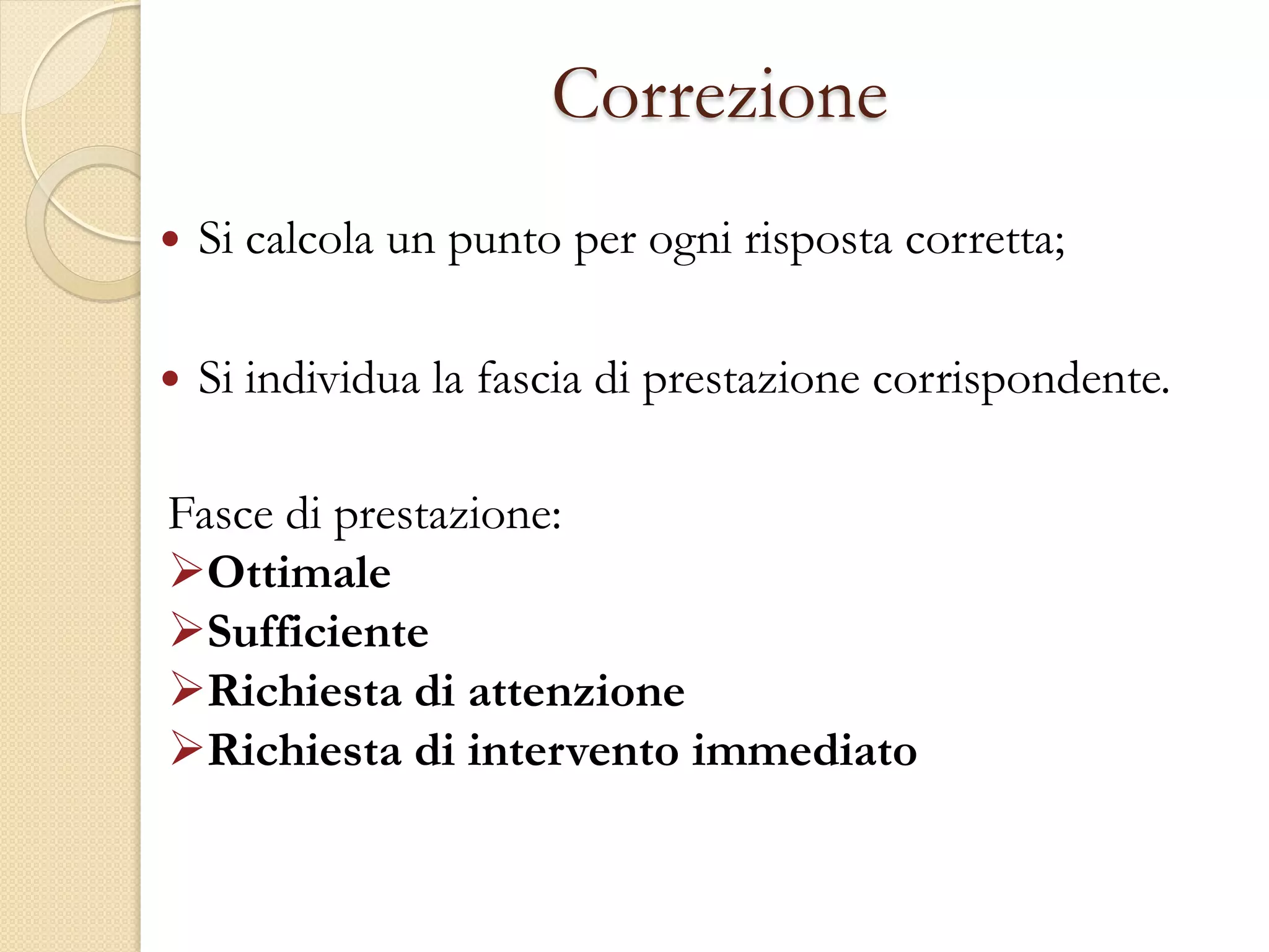 le valutazioni per lo screening dsa | PDF