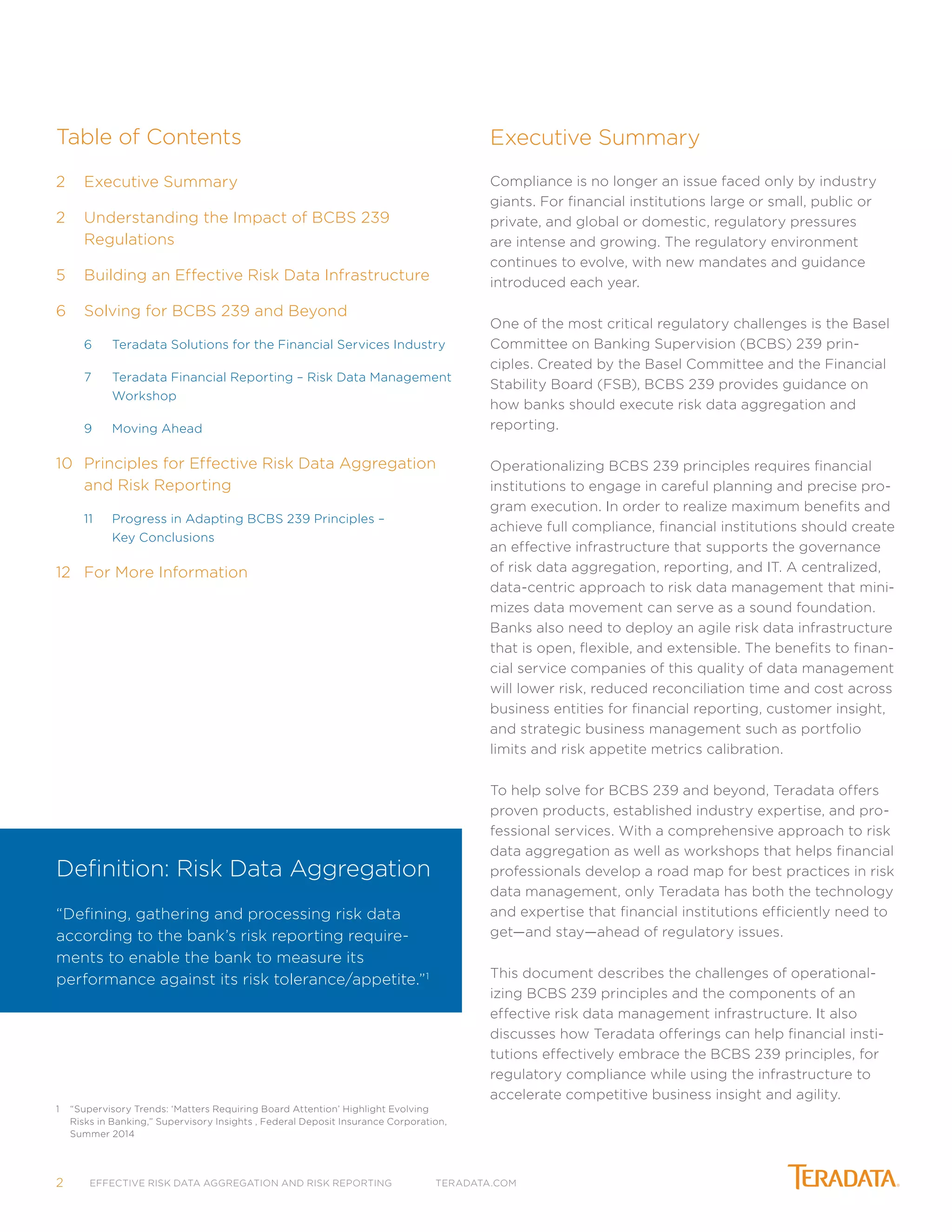 Risk Data Aggregation Risk Reporting | PDF | Financial Regulation | Economy