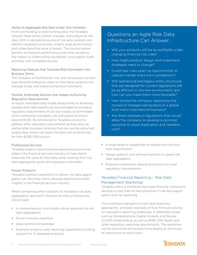 Risk Data Aggregation Risk Reporting | PDF | Financial Regulation | Economy