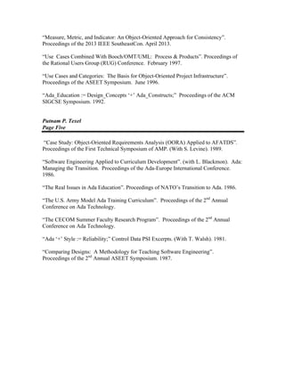 Resume April 2015 | PDF