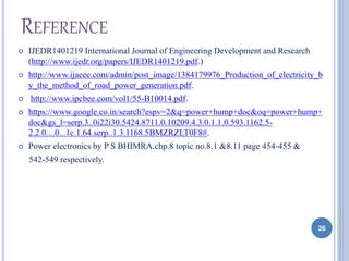 speed breaker power | PPTX