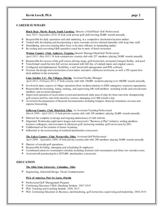 Kevin Lovell PGA 2016 - Resume wo ref | DOCX