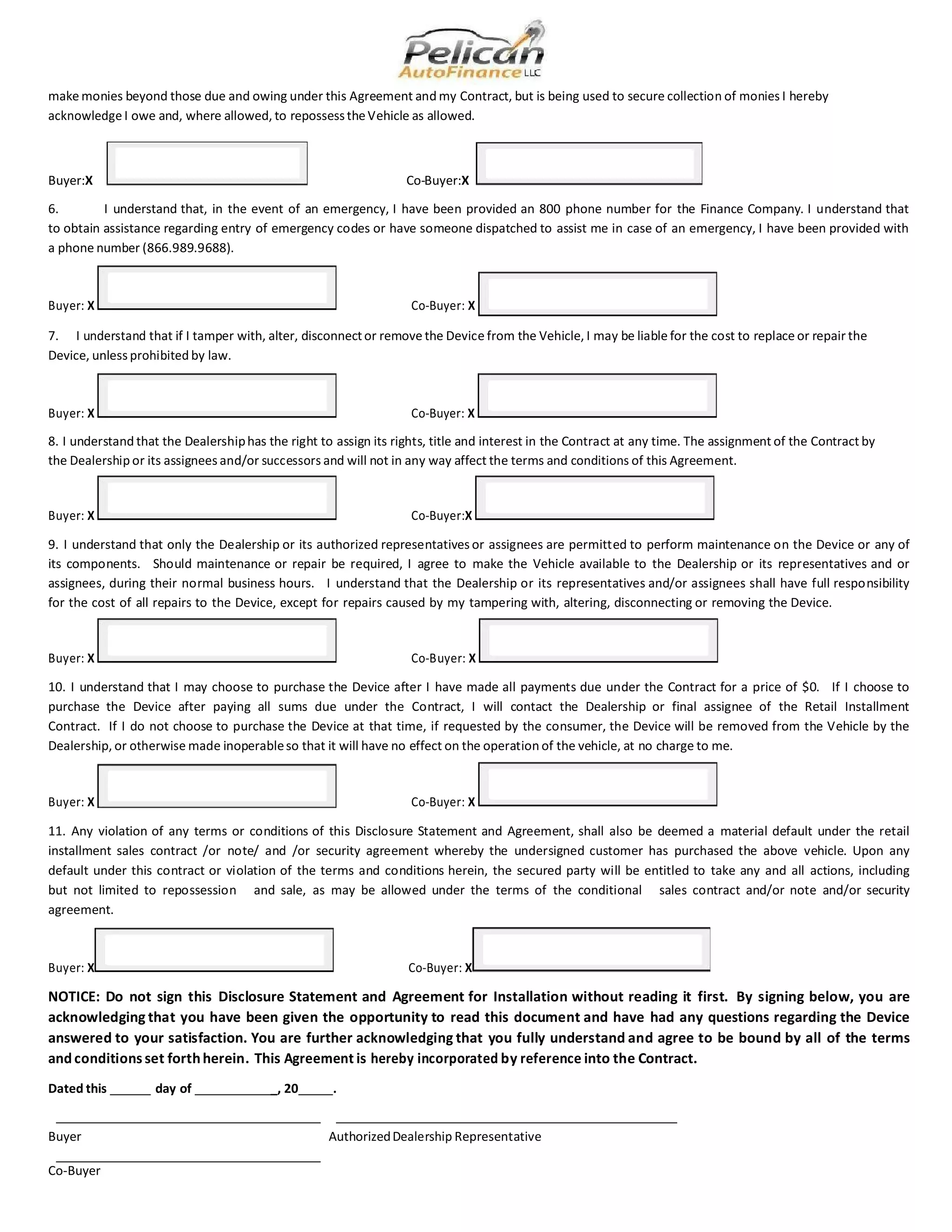 Dealer Funding Checklist - Fillable v12-28-15 | PDF