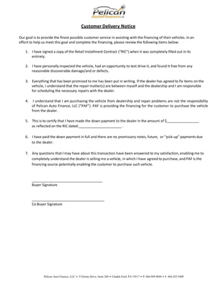 Dealer Funding Checklist - Fillable v12-28-15 | PDF