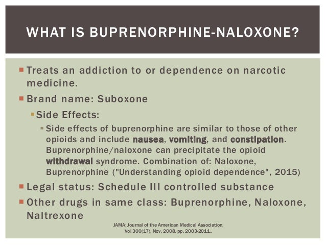 2015 Suboxone Treatment Presentation