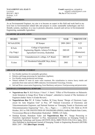 Nagasrinivasa Rao N_Resume | PDF