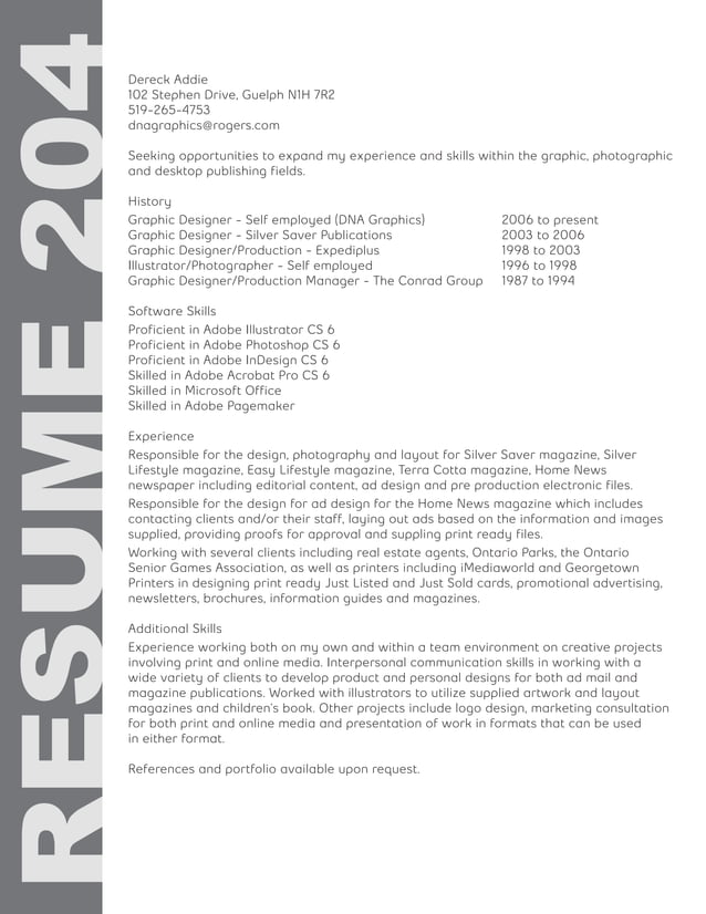 Dereck Addie Resume | PDF