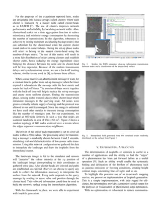 Experimental Applications of Mapping Services in Wireless Sensor Networks | PDF