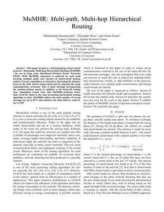 MuMHR: Multi-path, Multi-hop Hierarchical Routing | PDF