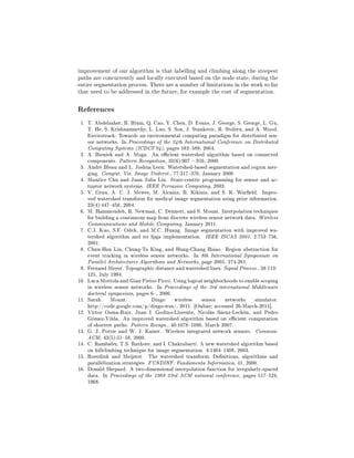 Building Programming Abstractions for Wireless Sensor Networks Using Watershed Segmentation ...