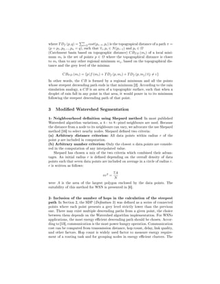 Building Programming Abstractions for Wireless Sensor Networks Using Watershed Segmentation ...