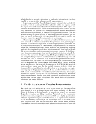 Building Programming Abstractions for Wireless Sensor Networks Using Watershed Segmentation ...