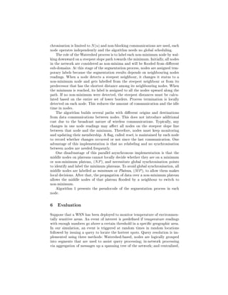 Building Programming Abstractions for Wireless Sensor Networks Using Watershed Segmentation ...