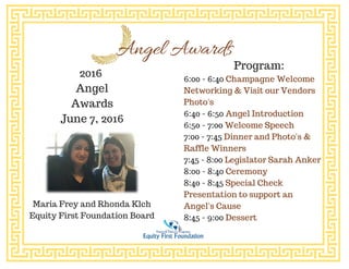 Angel Awards Itinerary | PDF