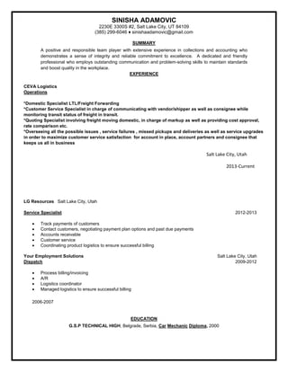 SINISHA ADAMOVIC (1) | PDF