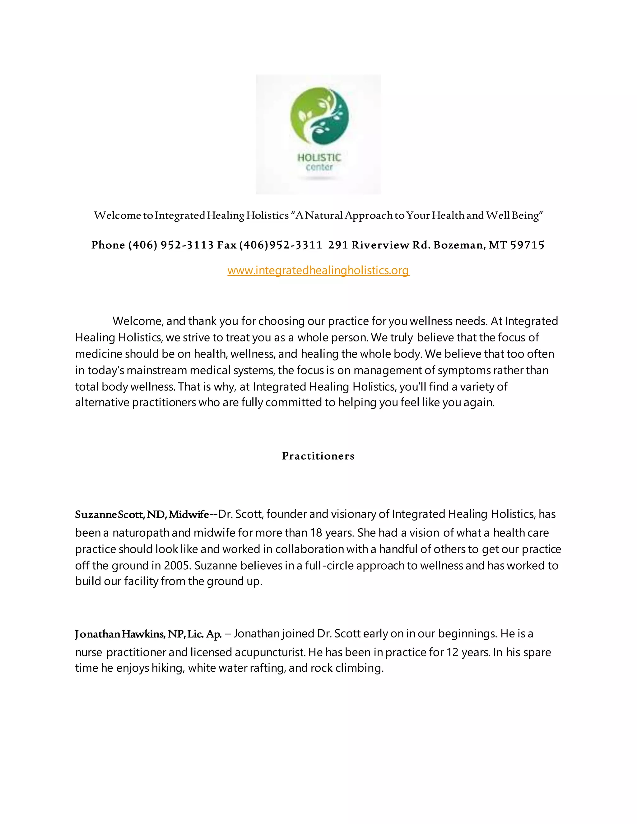 Sample Patient Welcome Packet | PDF