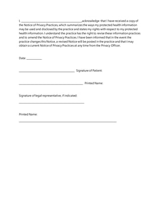 Sample Patient Welcome Packet | PDF