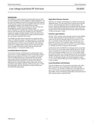 SA3600 Datasheet | PDF