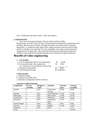 84929481 value-engineering-case-study | DOC