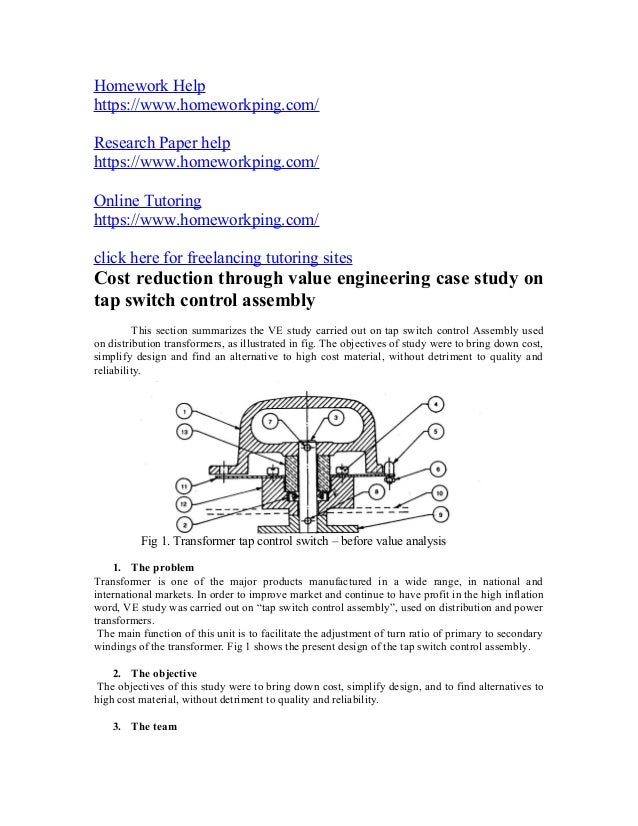 84929481 Value engineering case study 84929481-value-engineering-case-study
