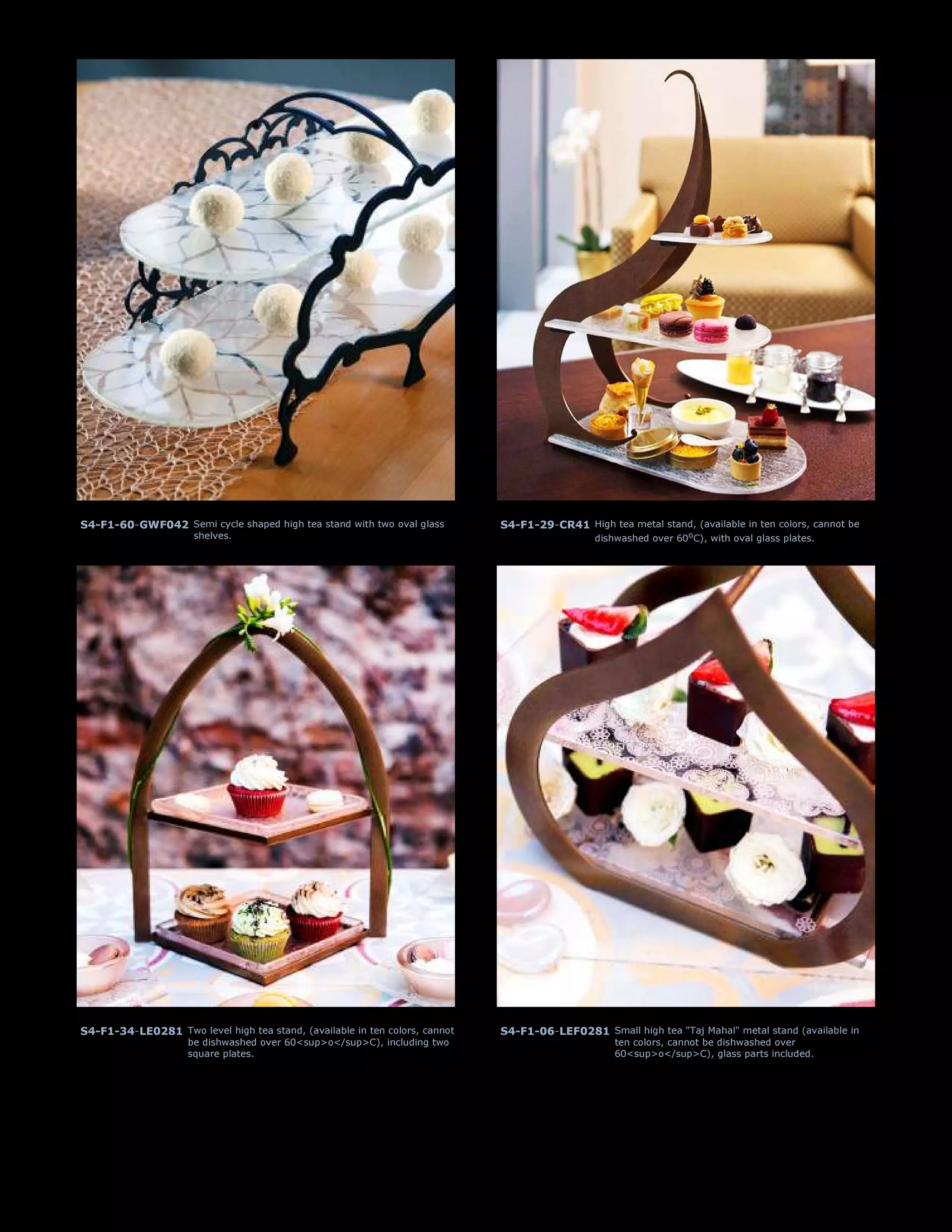 Catalog High Tea Stands | PDF