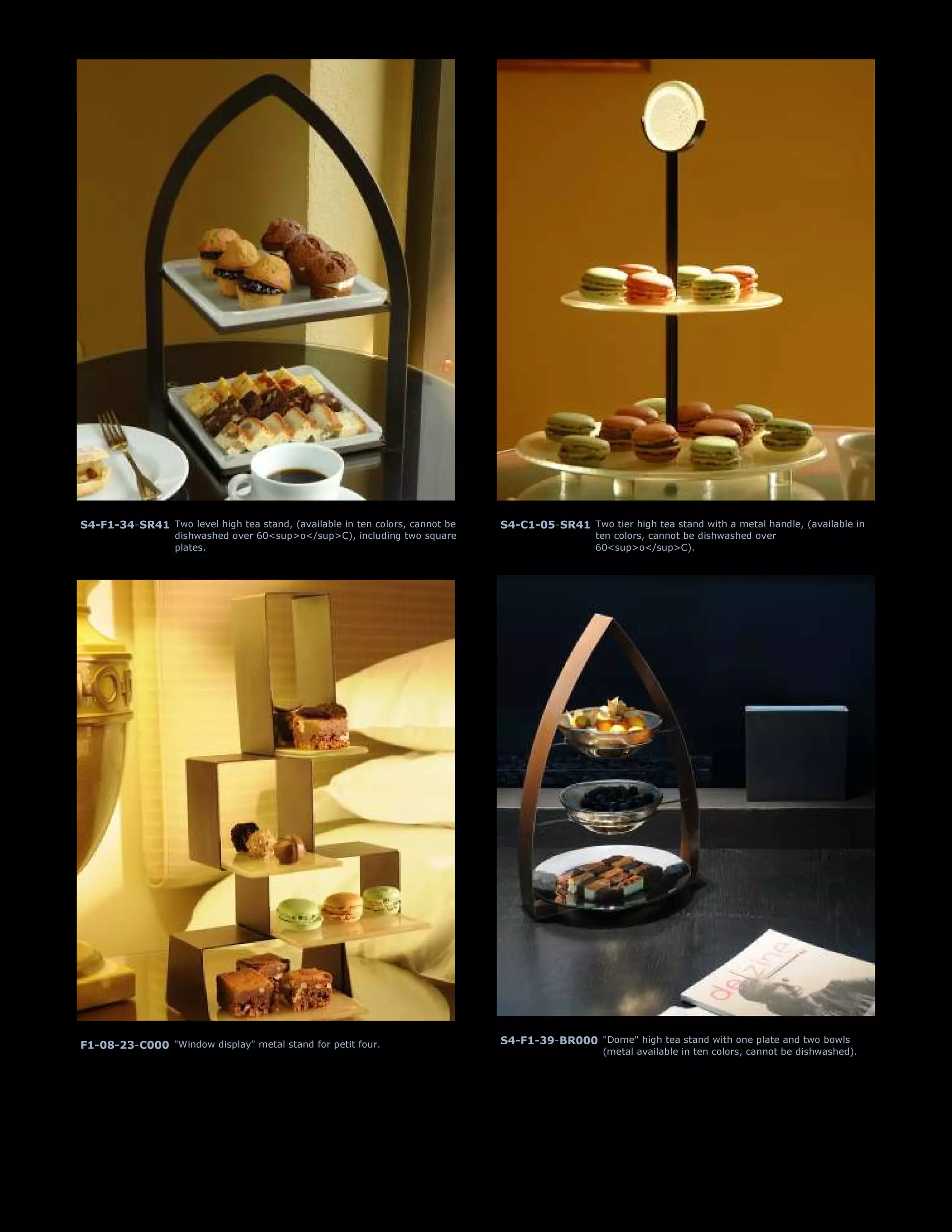 Catalog High Tea Stands | PDF