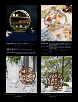 Catalog High Tea Stands | PDF