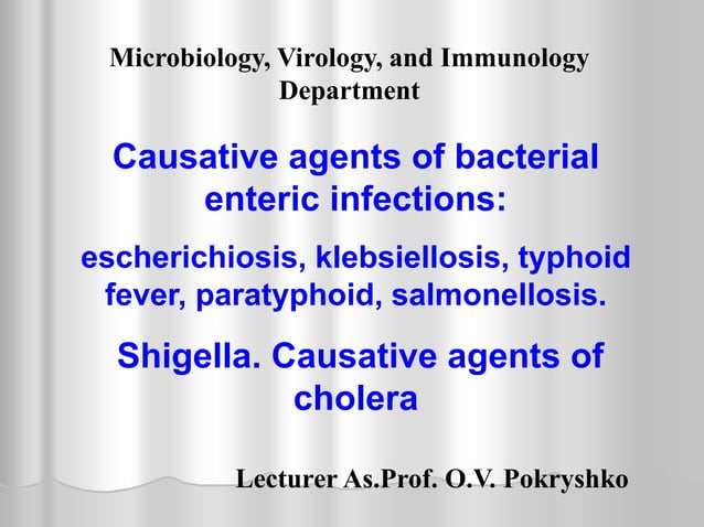 Enterobacteria Microbiology | PPT