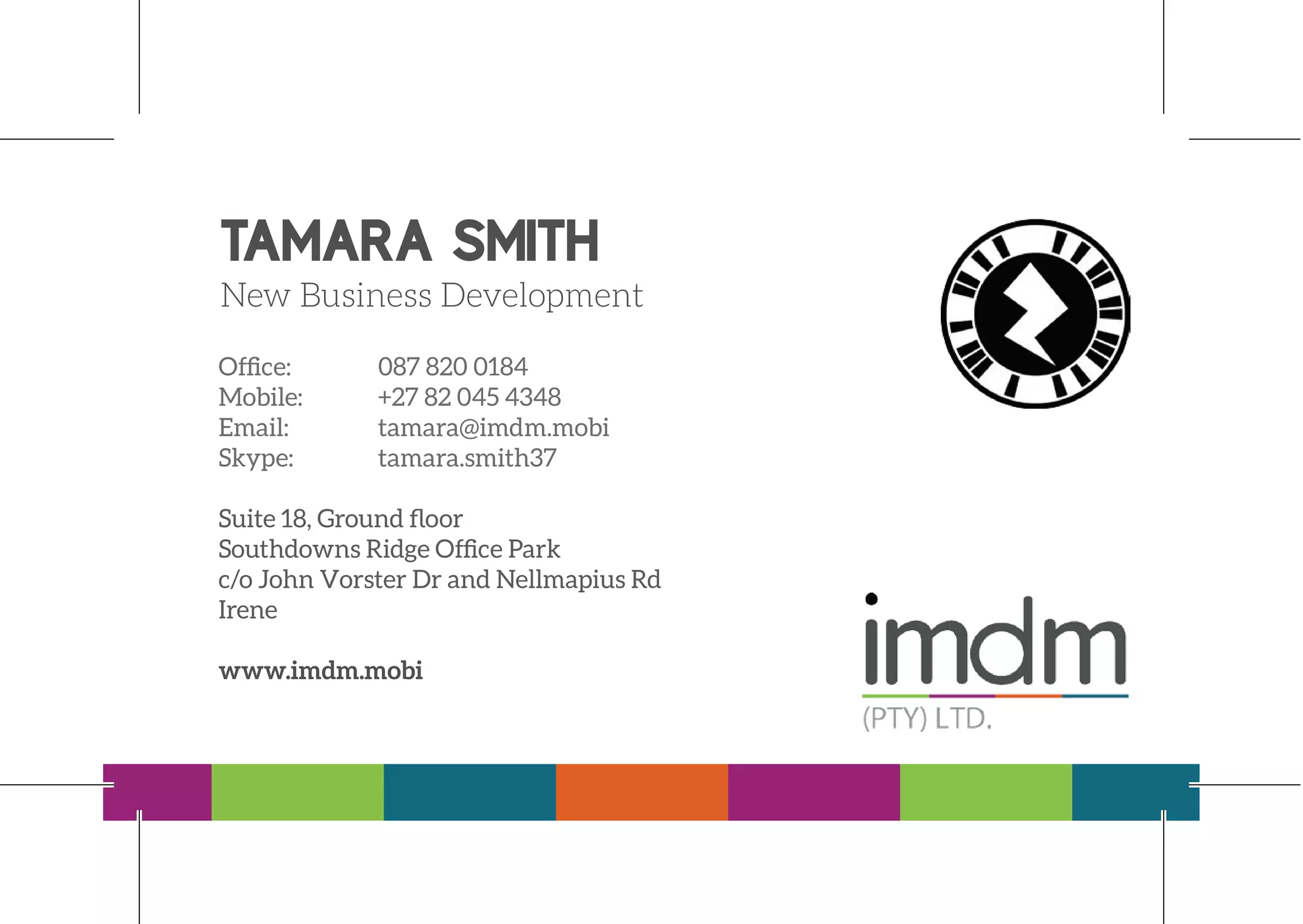 Tamara business card | PDF