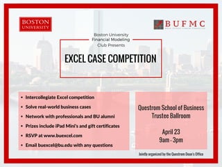BUFMC-Excel-Case-Compeition (1) | PPT