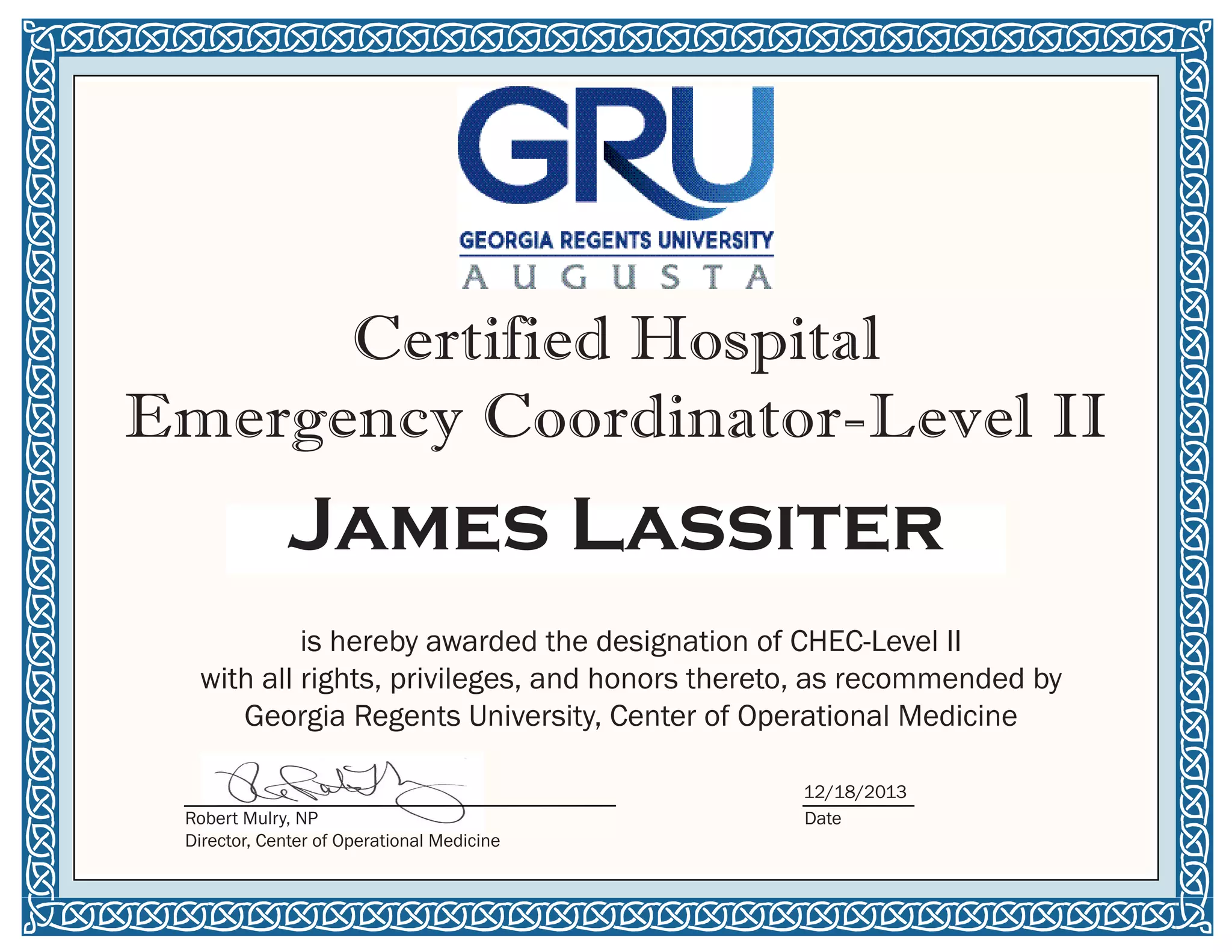 CHEC Cert Level II | PPT