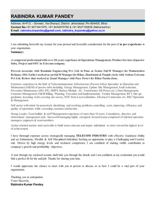 RABINDRA KUMAR PANDEY-PUNE | PDF