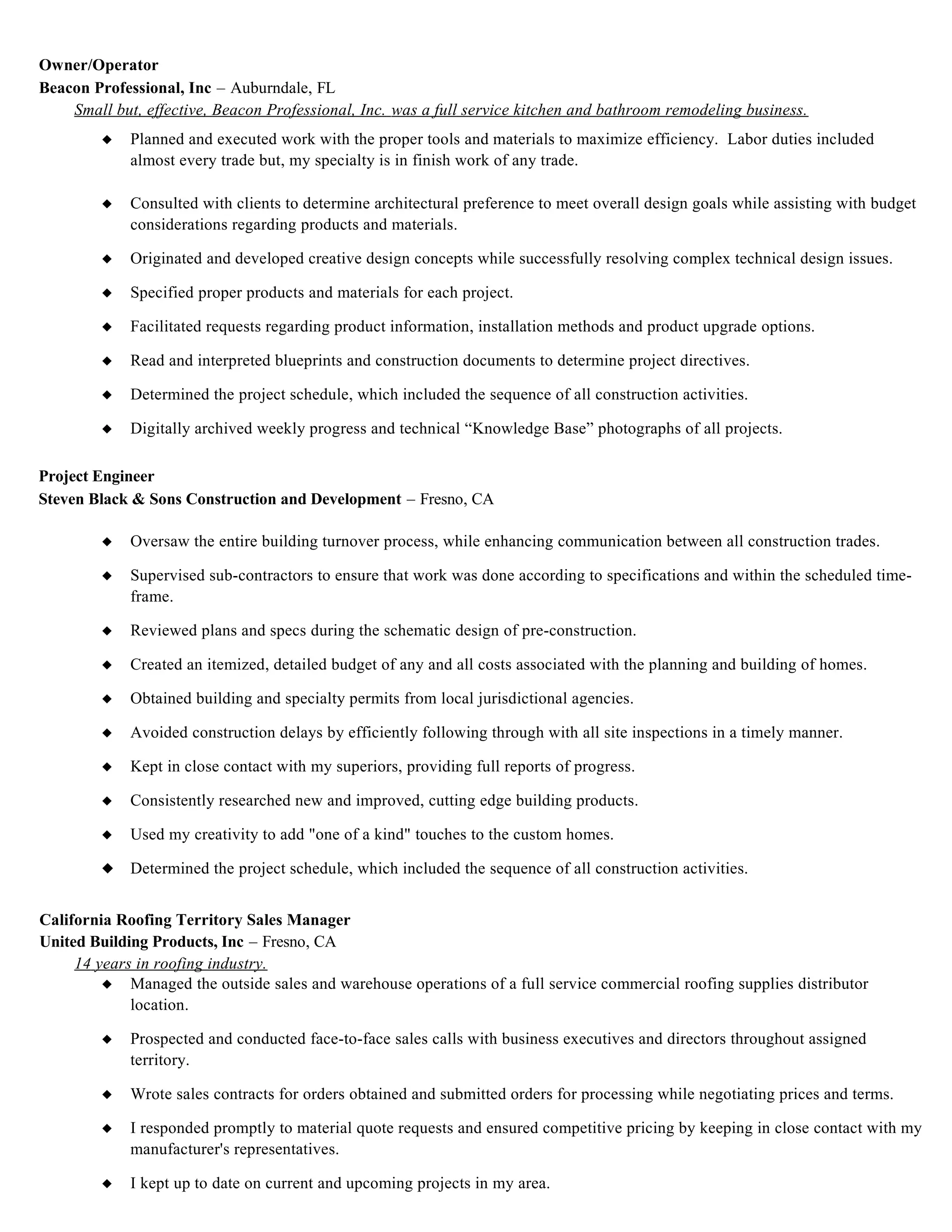 Brandon L Drouillard Resume 2 | PDF