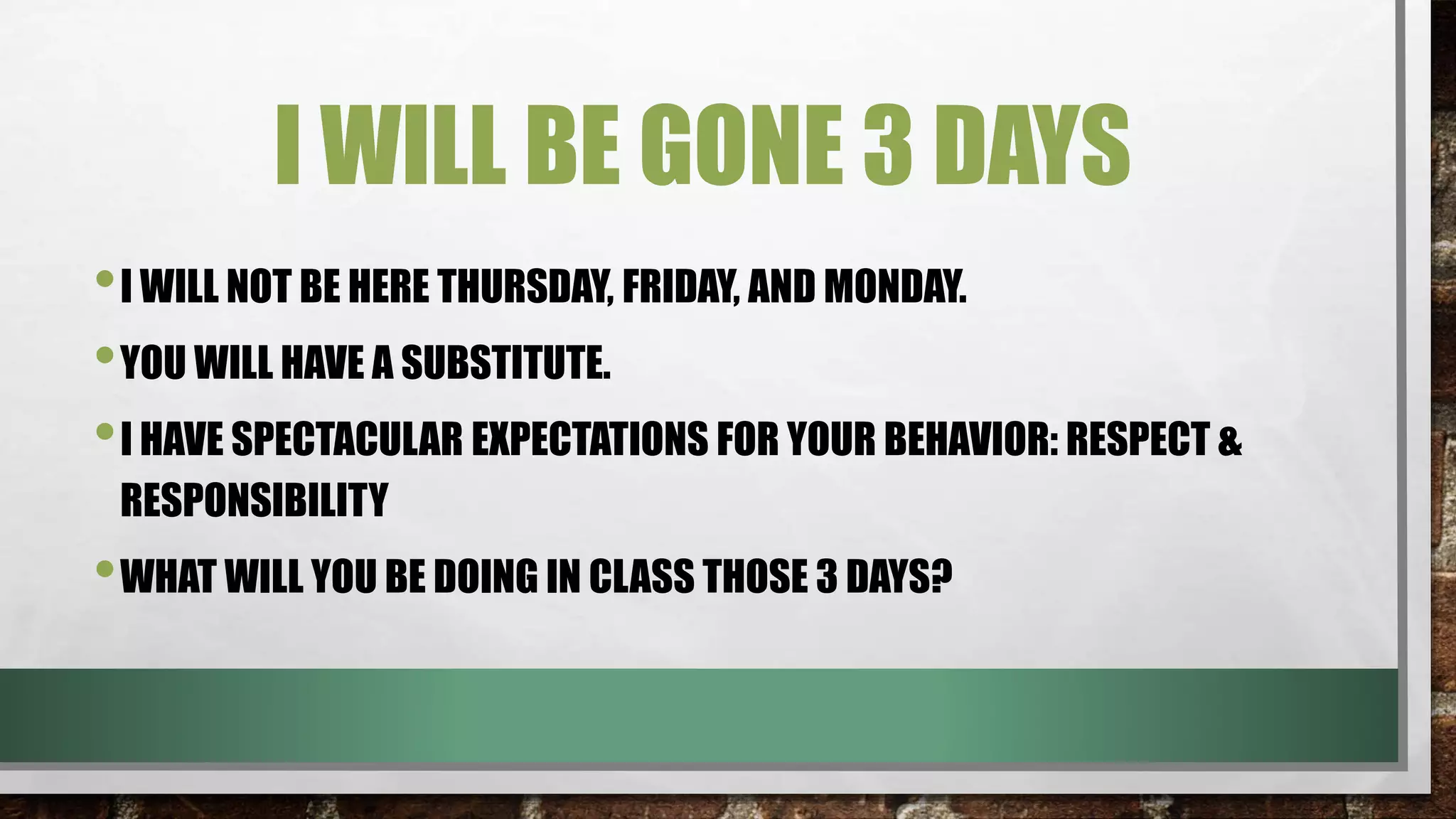 Respect & responsibility | PPTX