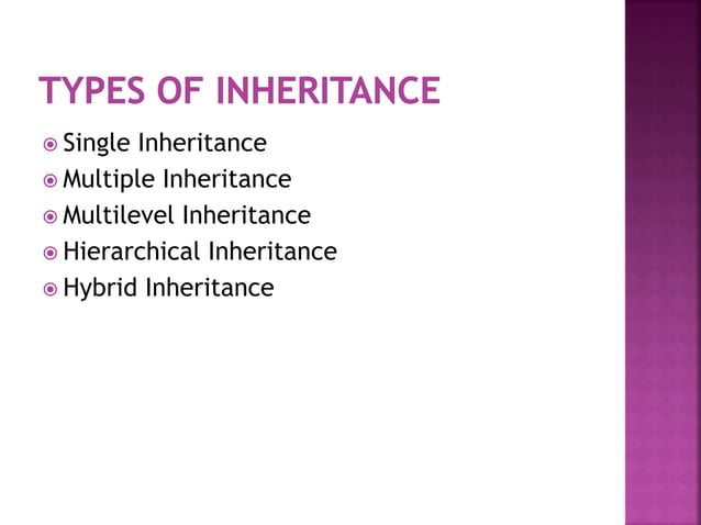 Inheritance Ppt 6884