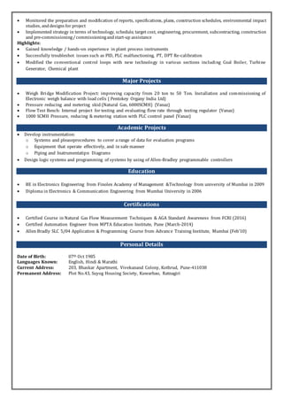 Abhijit Sonar Resume | PDF