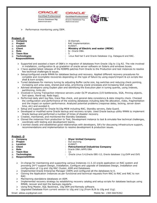 Shaik Abbas DBA | PDF | Operating Systems | Computer Software and Applications