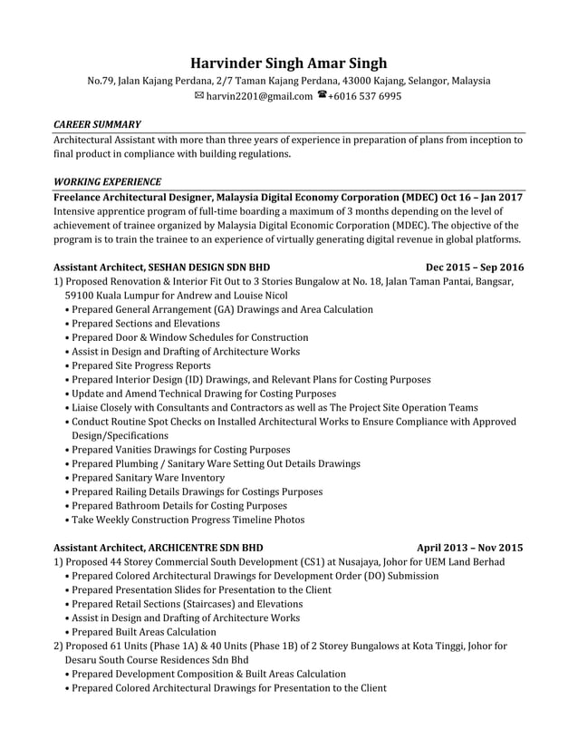 Harvinder Singh Resume | PDF