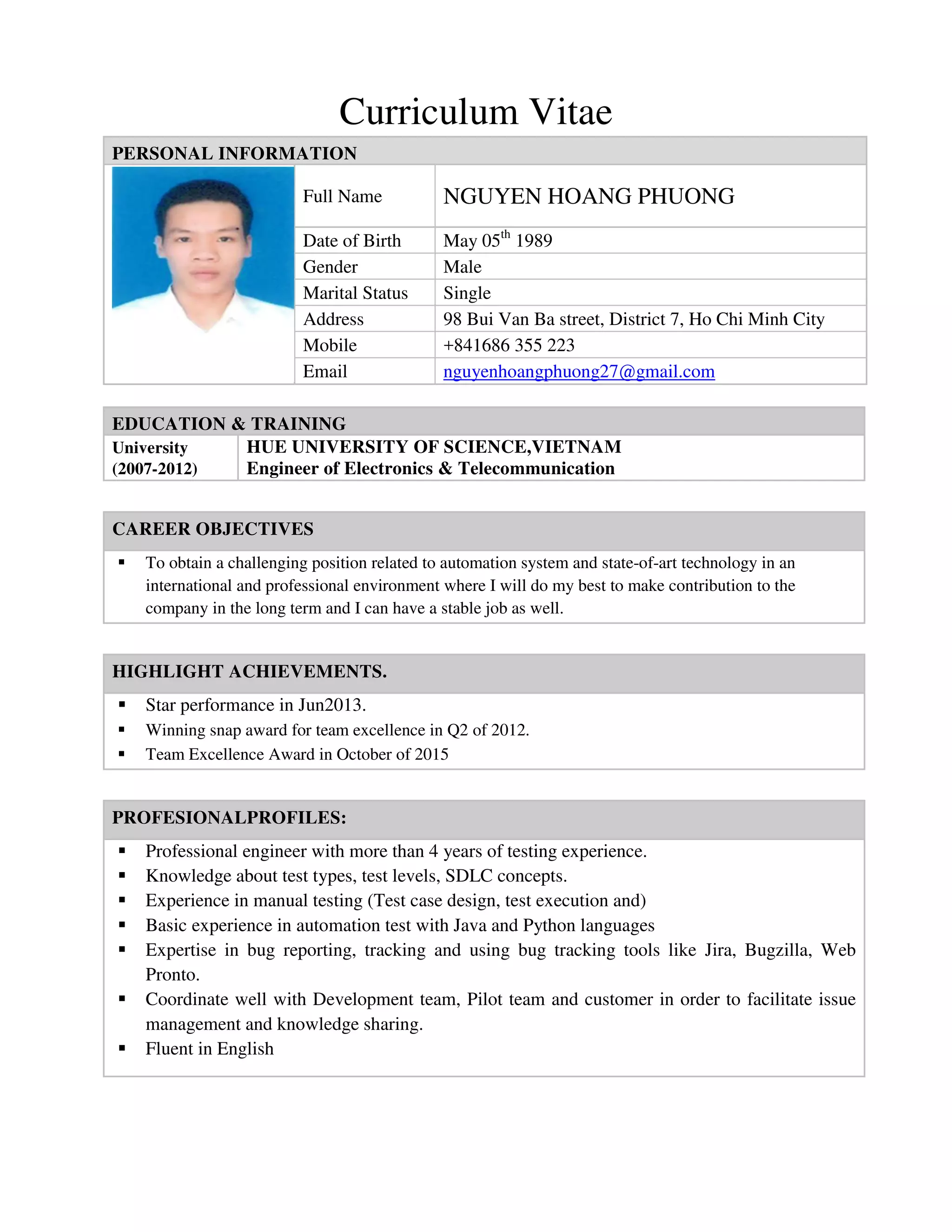 Phuong Nguyen - Resume | PDF | Web Development | Internet