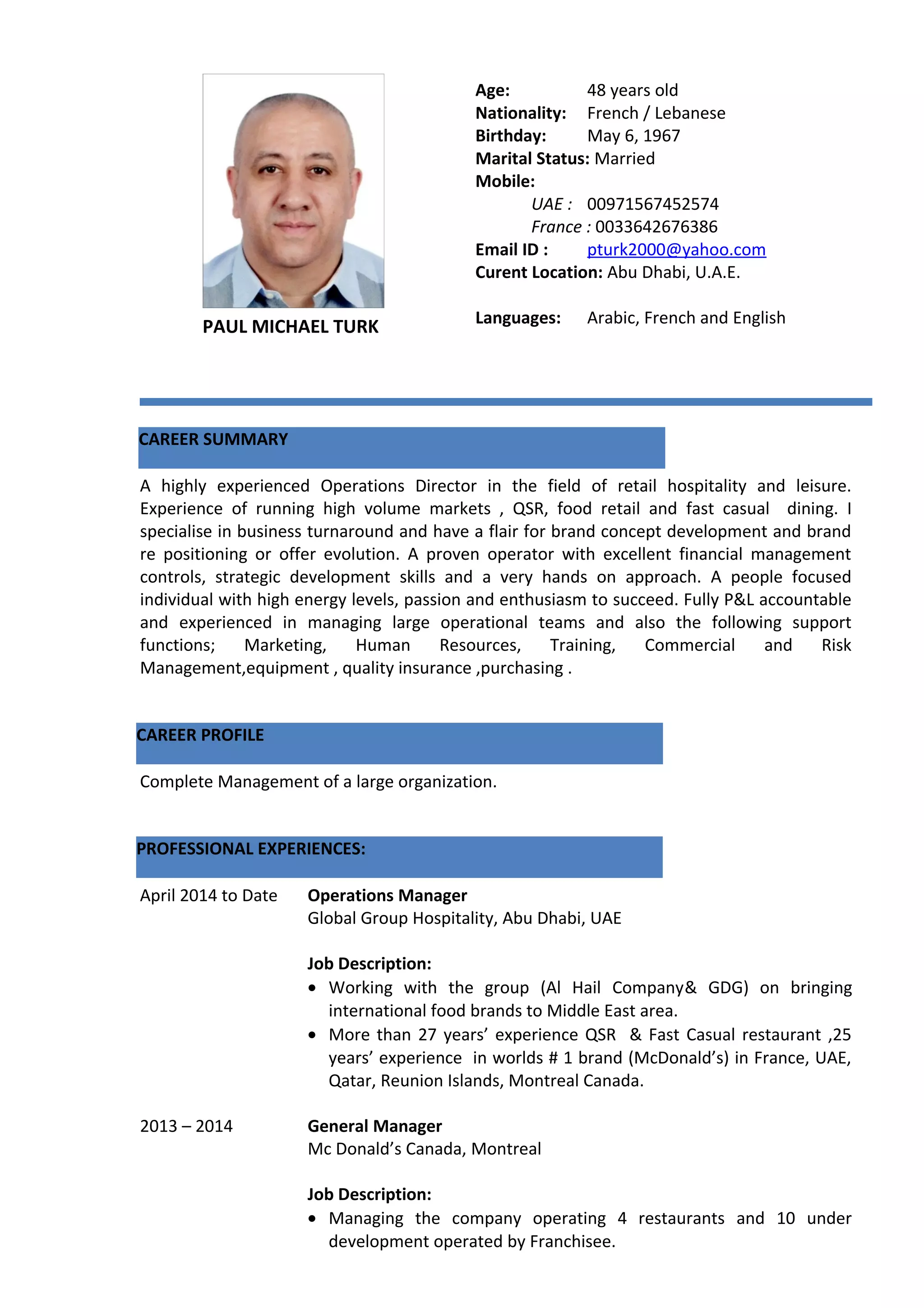 Paul Turk_CV ... | PDF