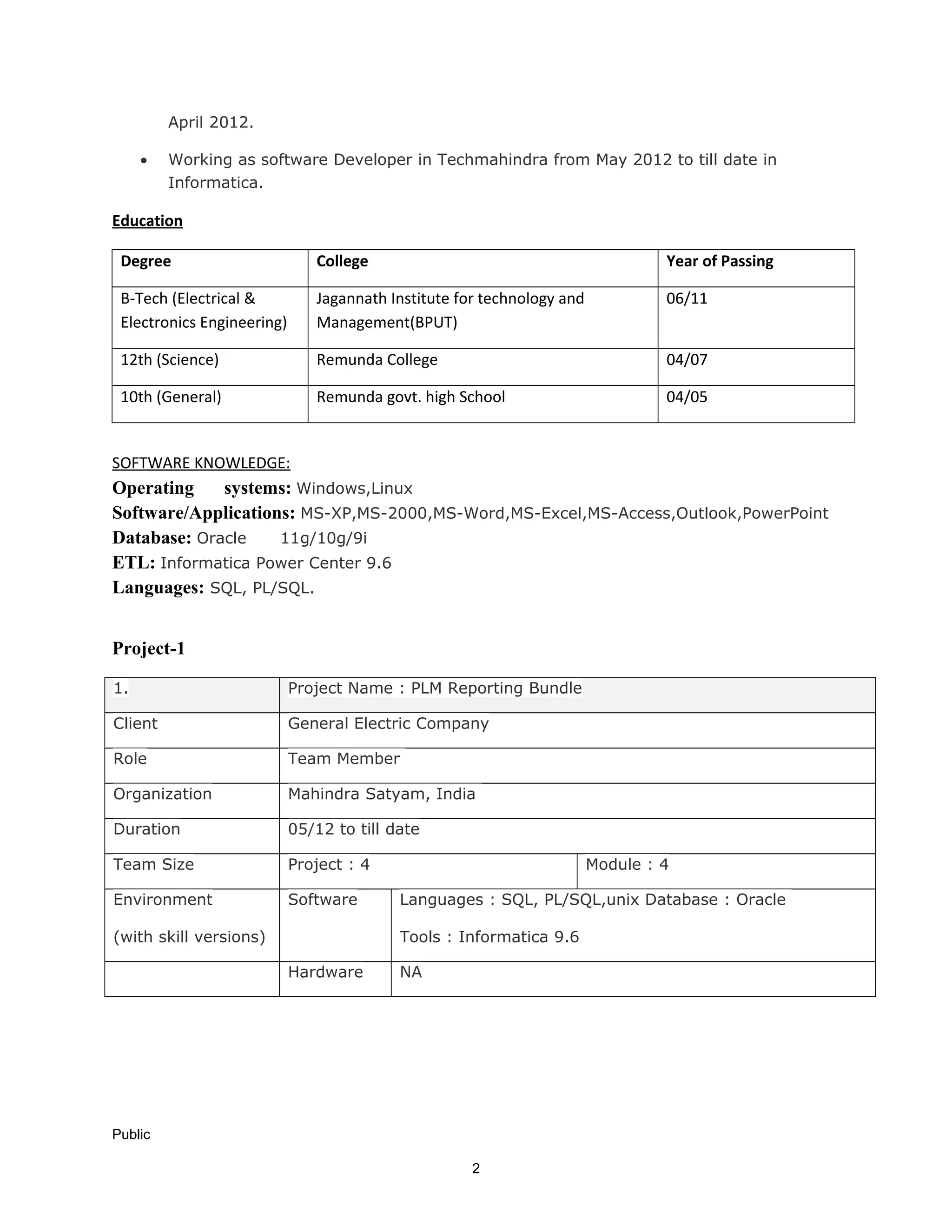 Informatica Developer Pdf
