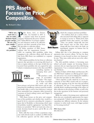 Debt Buying Industry Overview and Profiles – 2004 | PDF