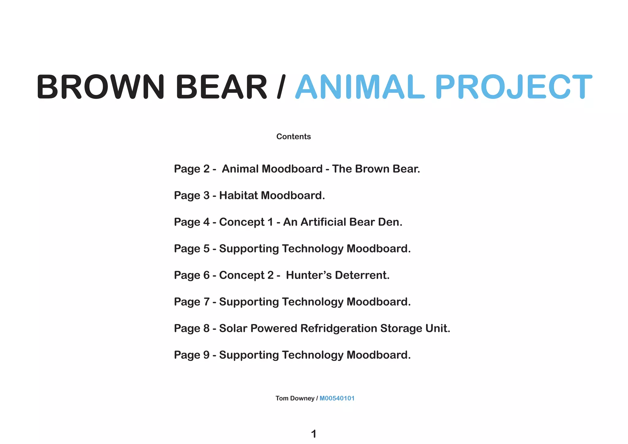 TDowney Brown Bear Ecosystem Project | PDF