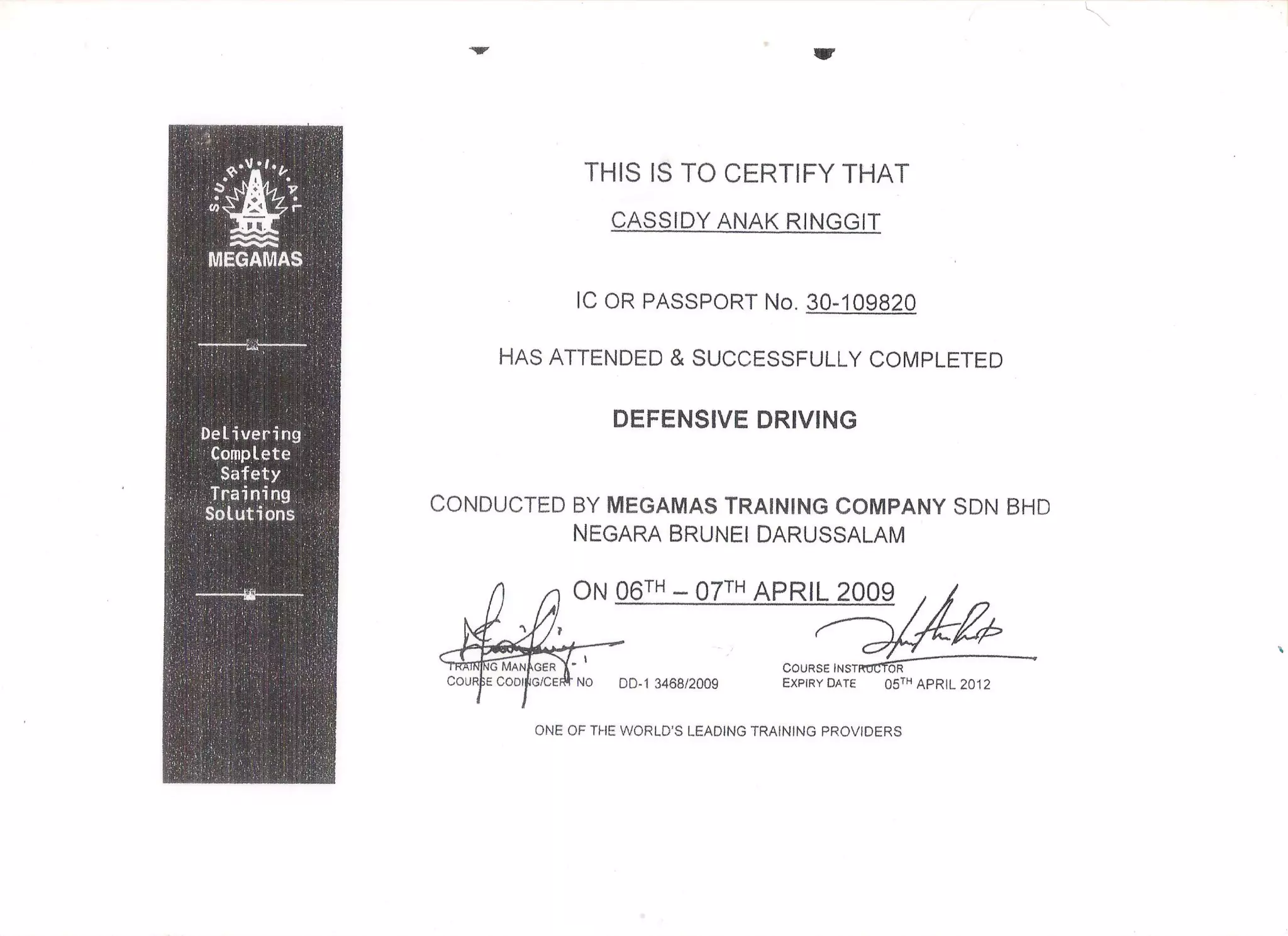 Courses Attended | PDF