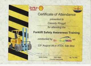 Courses Attended | PDF