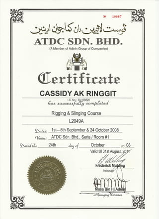 Courses Attended | PDF