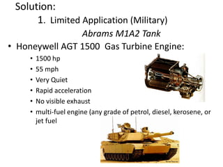 Gas Turbine Engine For Automotive Application | PDF | Auto Type ...