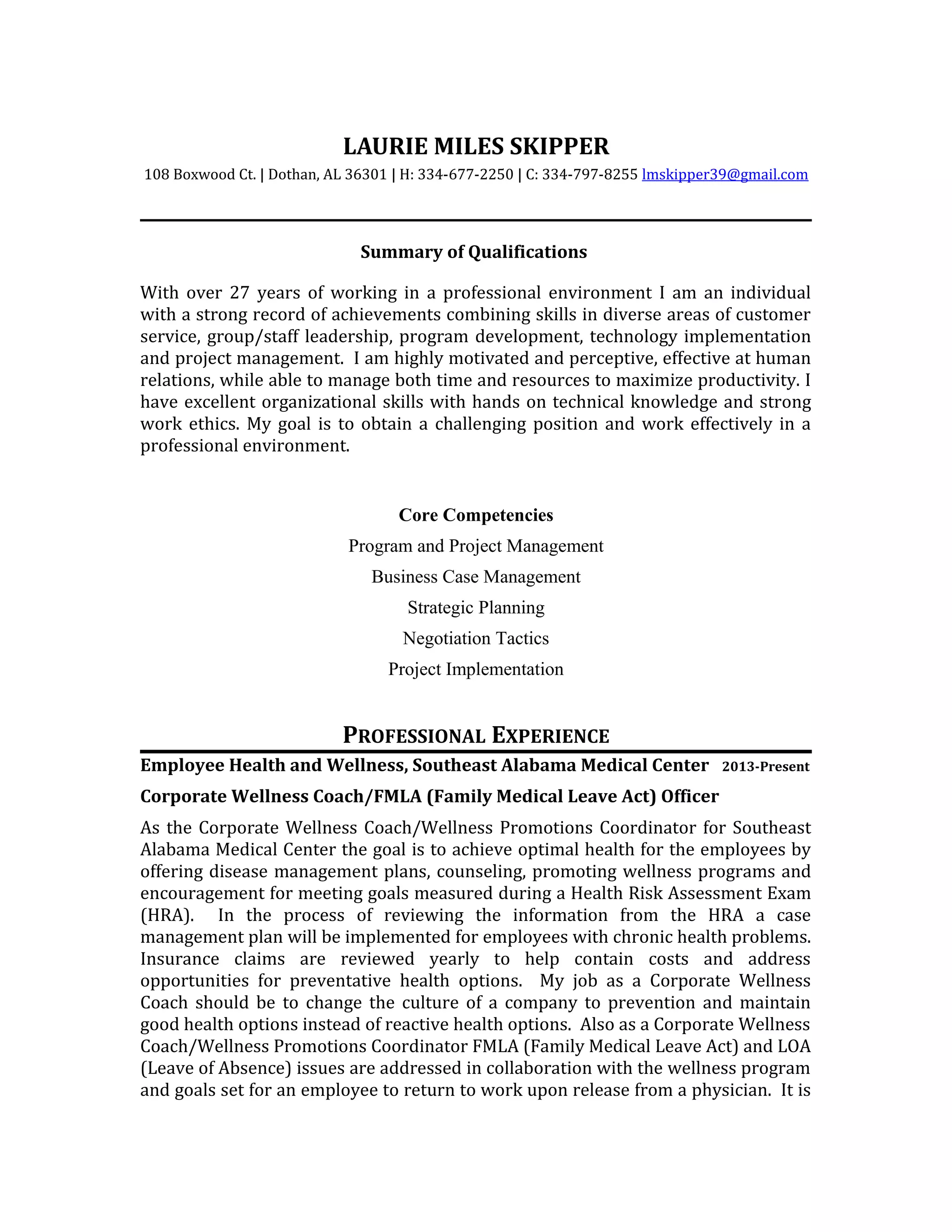 Laurie_Skipper_Resume_2017 Business | PDF